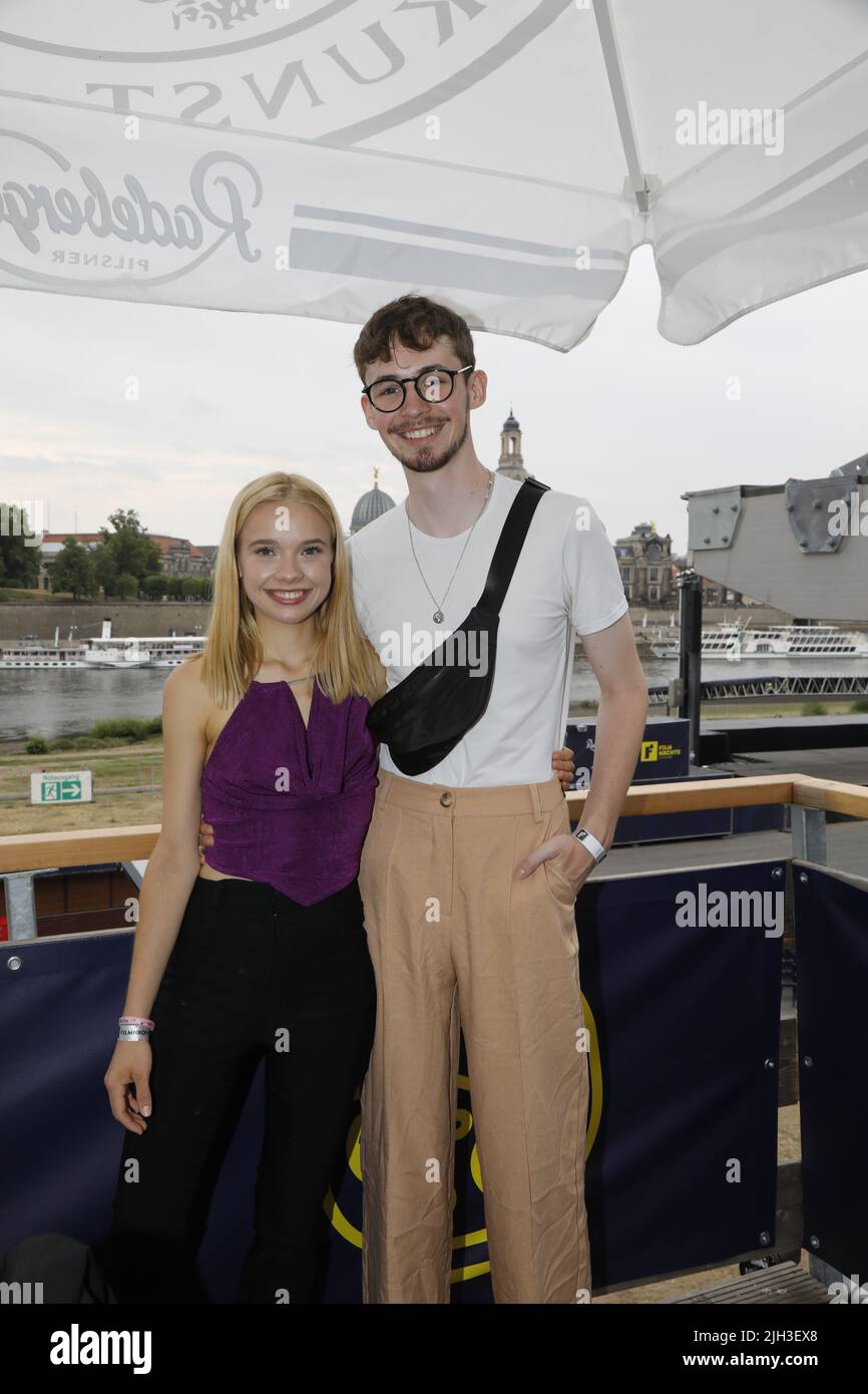 Katharina Hirschberg und Benjamin Weygand bei der Premiere des ...