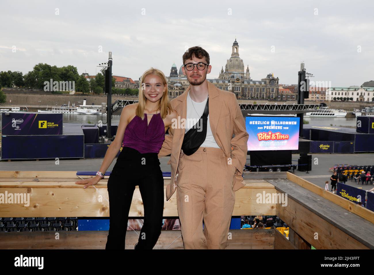 Katharina Hirschberg und Benjamin Weygand bei der Premiere des Kinofilms 'Bibi & Tina - Einfach ...