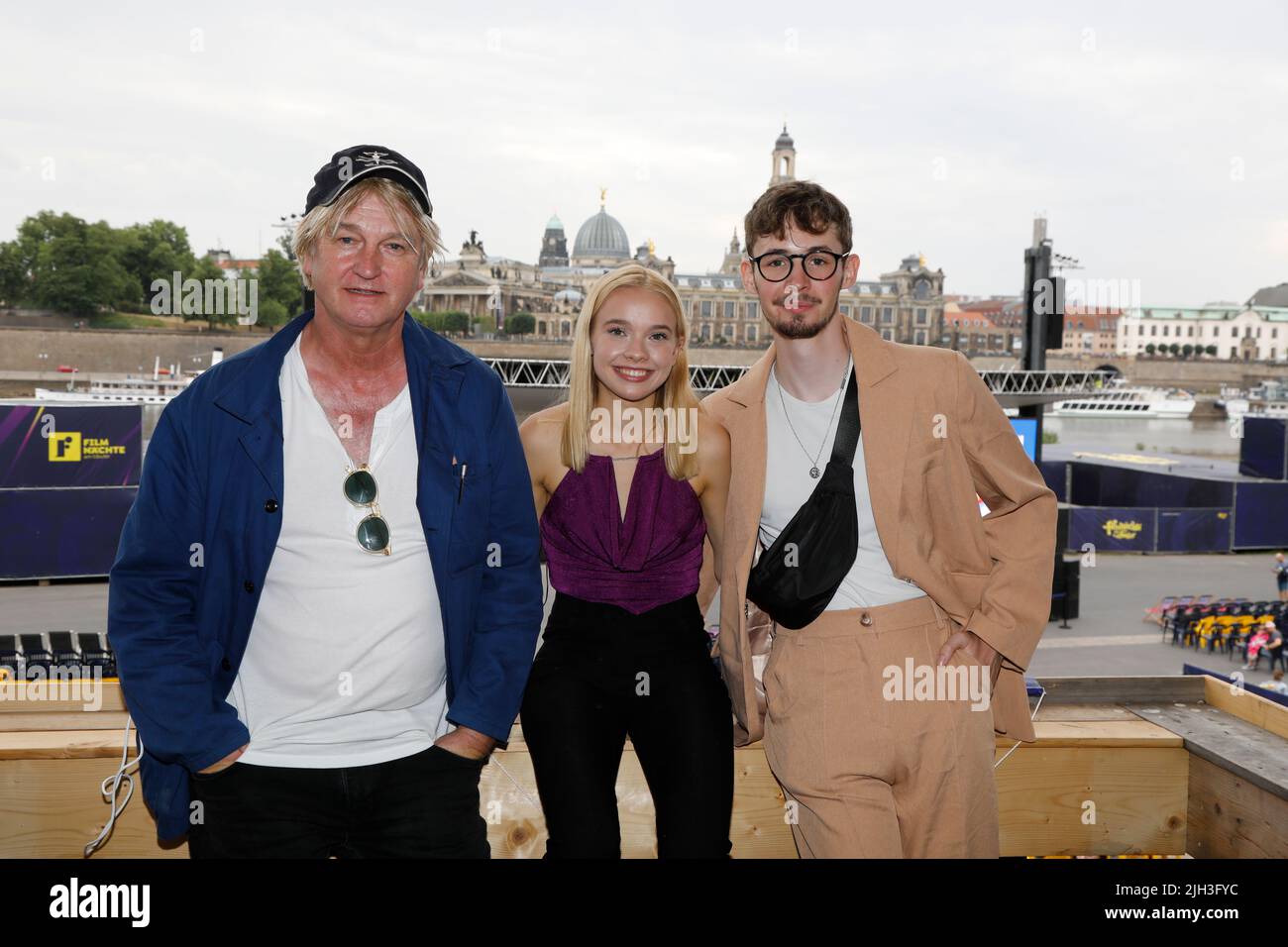 Detlev Buck, Katharina Hirschberg und Benjamin Weygand bei der Premiere ...