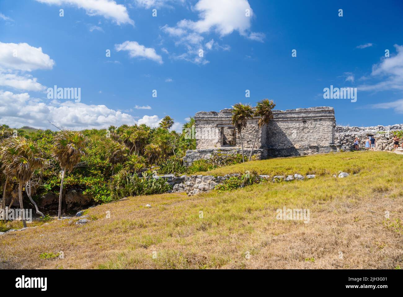 House of the Cenote, Mayan Ruins in Tulum, Riviera Maya, Yucatan ...