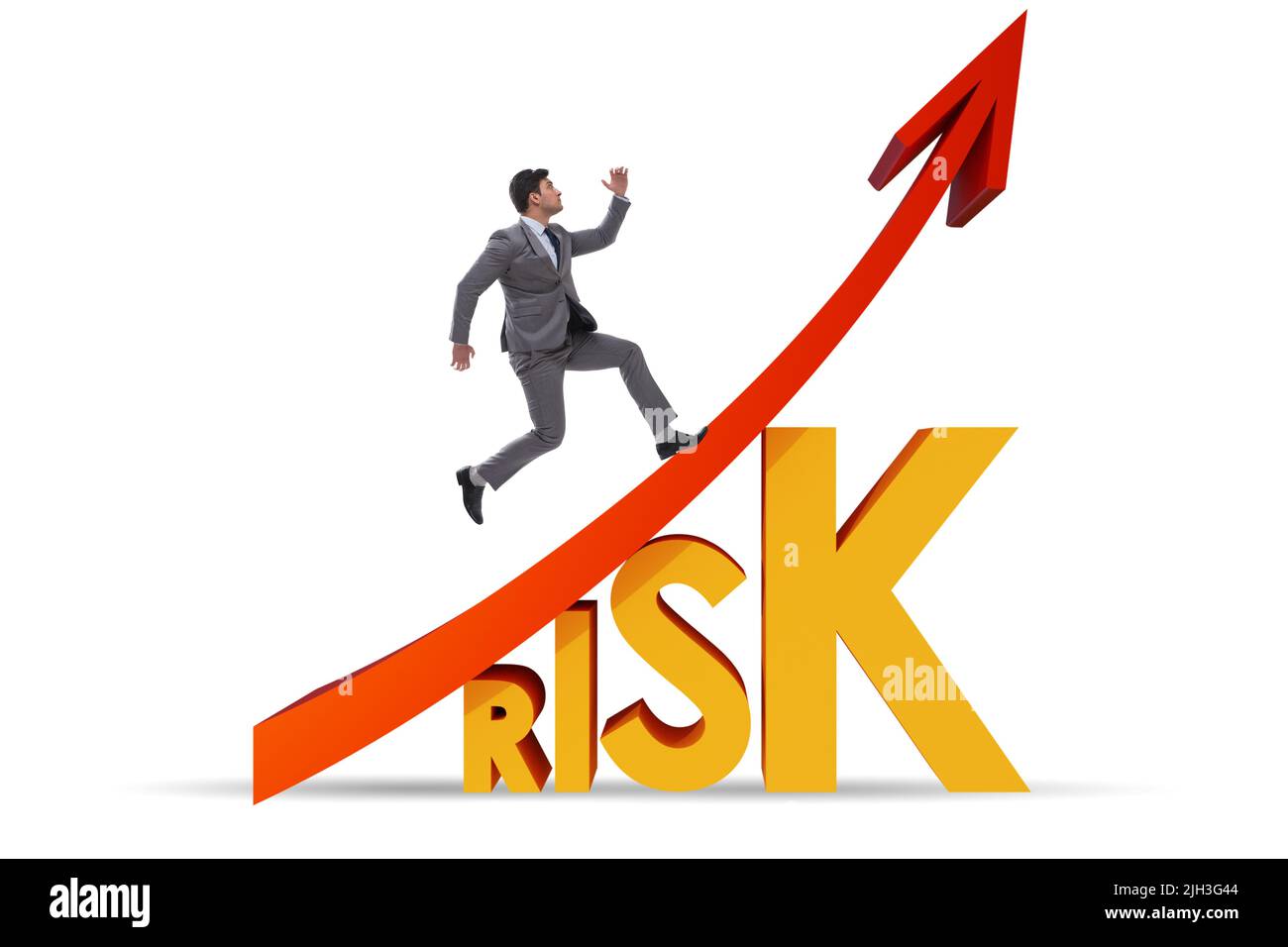 Risk increase concept in the management Stock Photo - Alamy
