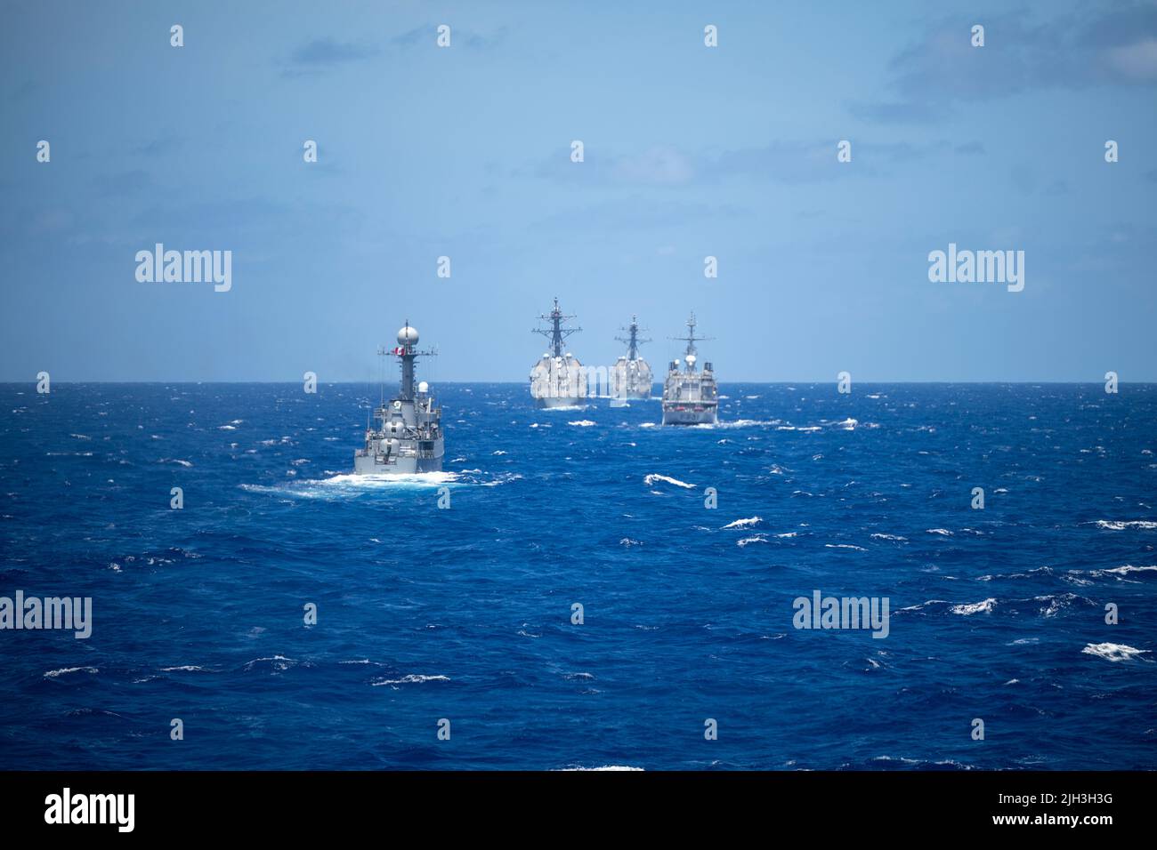 The Peruvian vessel, BAP Guise, the French ship, Prairial, the USS ...
