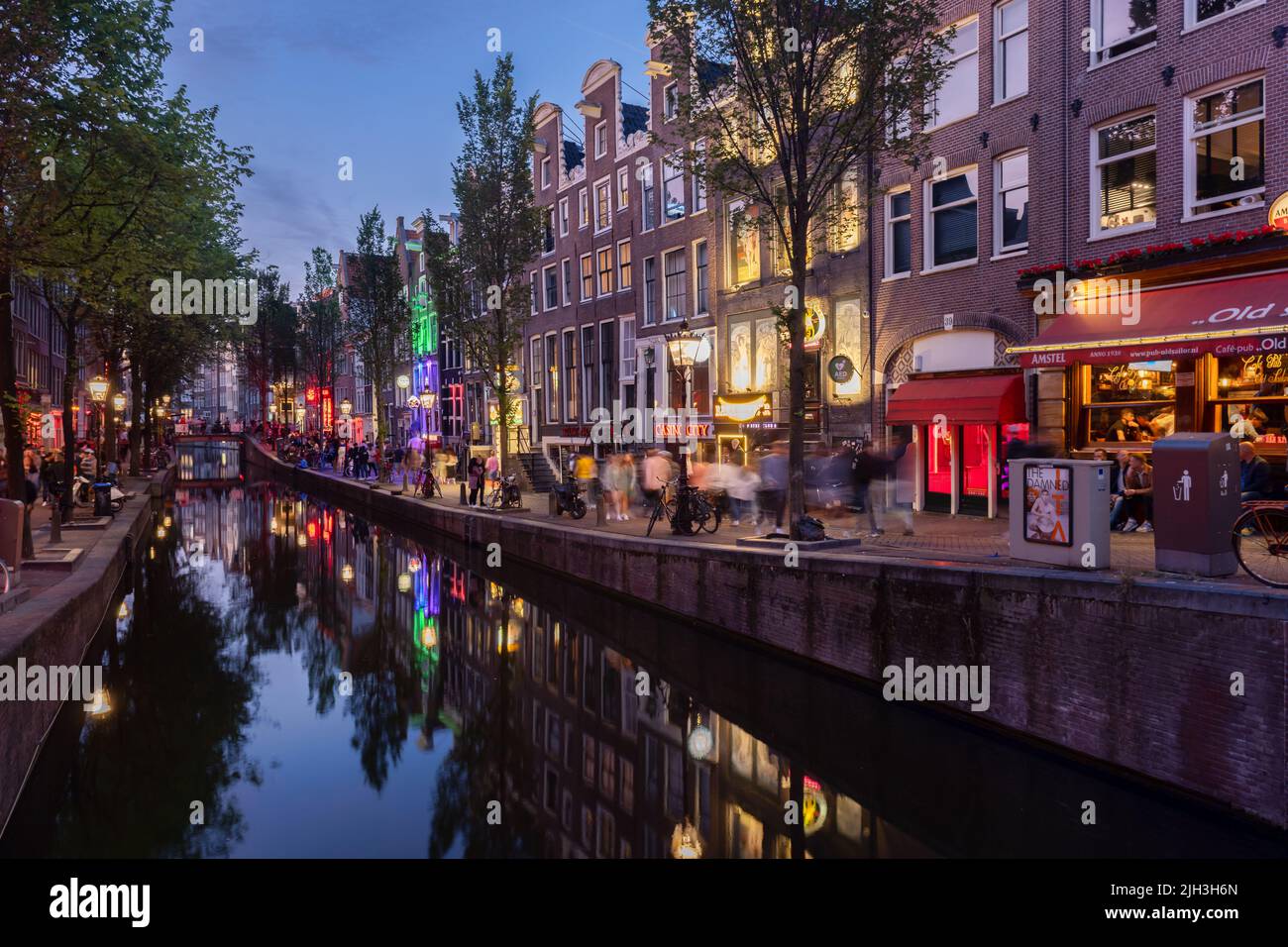Amsterdam, Netherlands - 21 June 2022: De Wallen Red LIght District at ...
