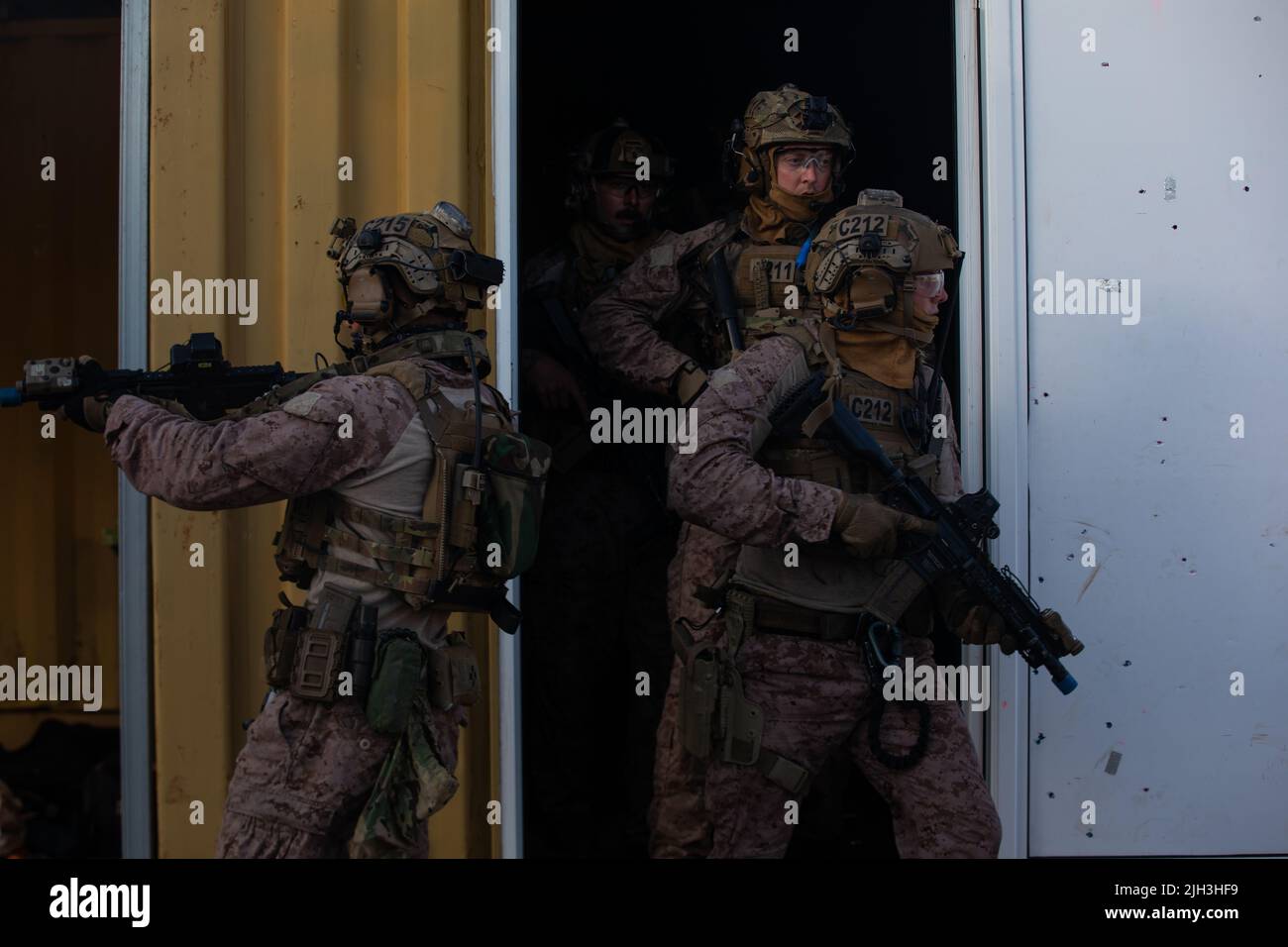 U.S. Marines assigned to Reconnaissance Detachment, 22nd Marine ...