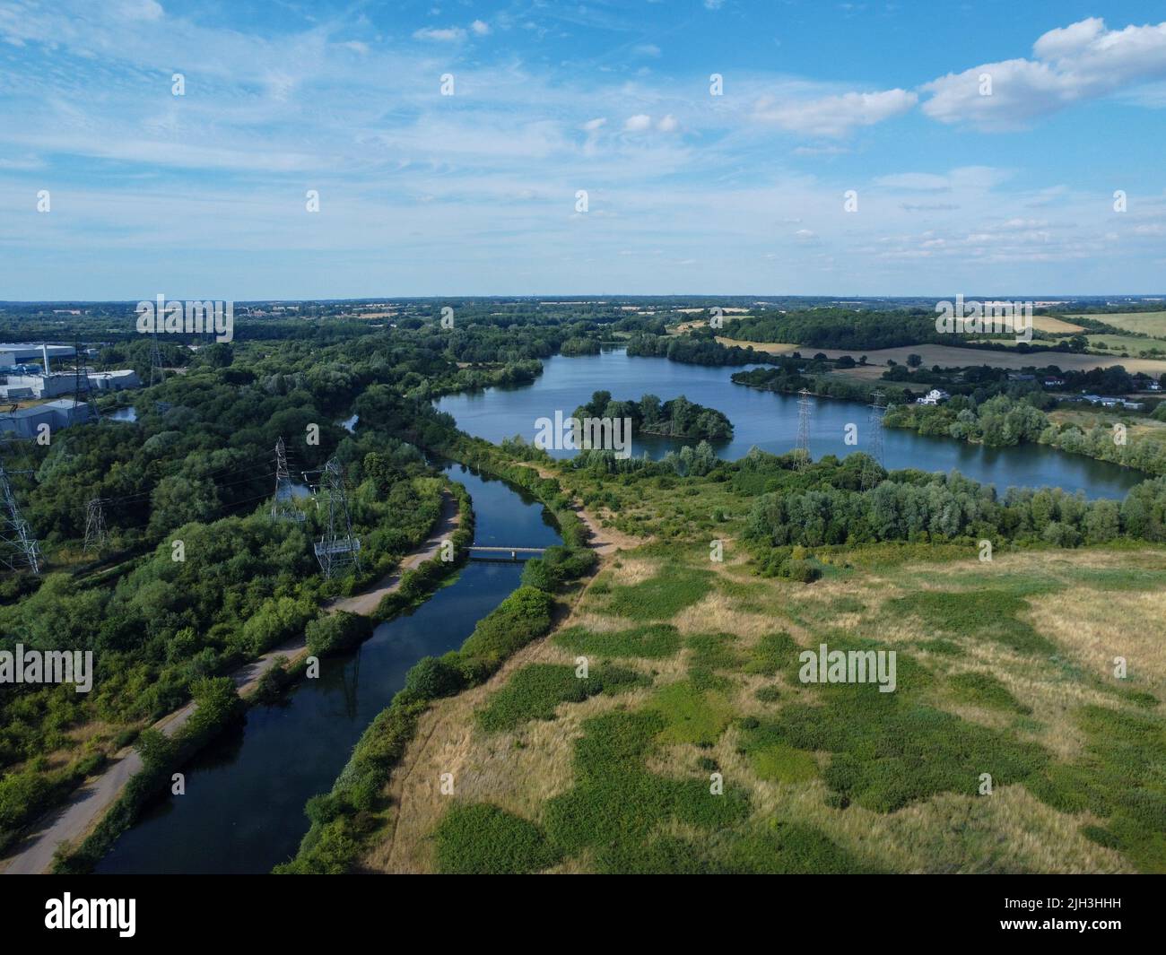Aerial view of rivers hi-res stock photography and images - Alamy