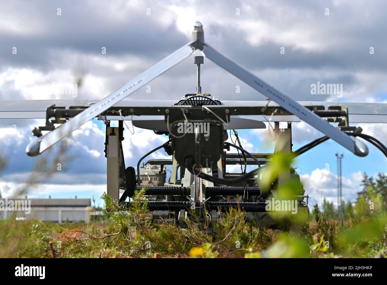 U.S. Army RQ-7 Shadow assigned to 588th Brigade Engineer Battalion, 3rd ...