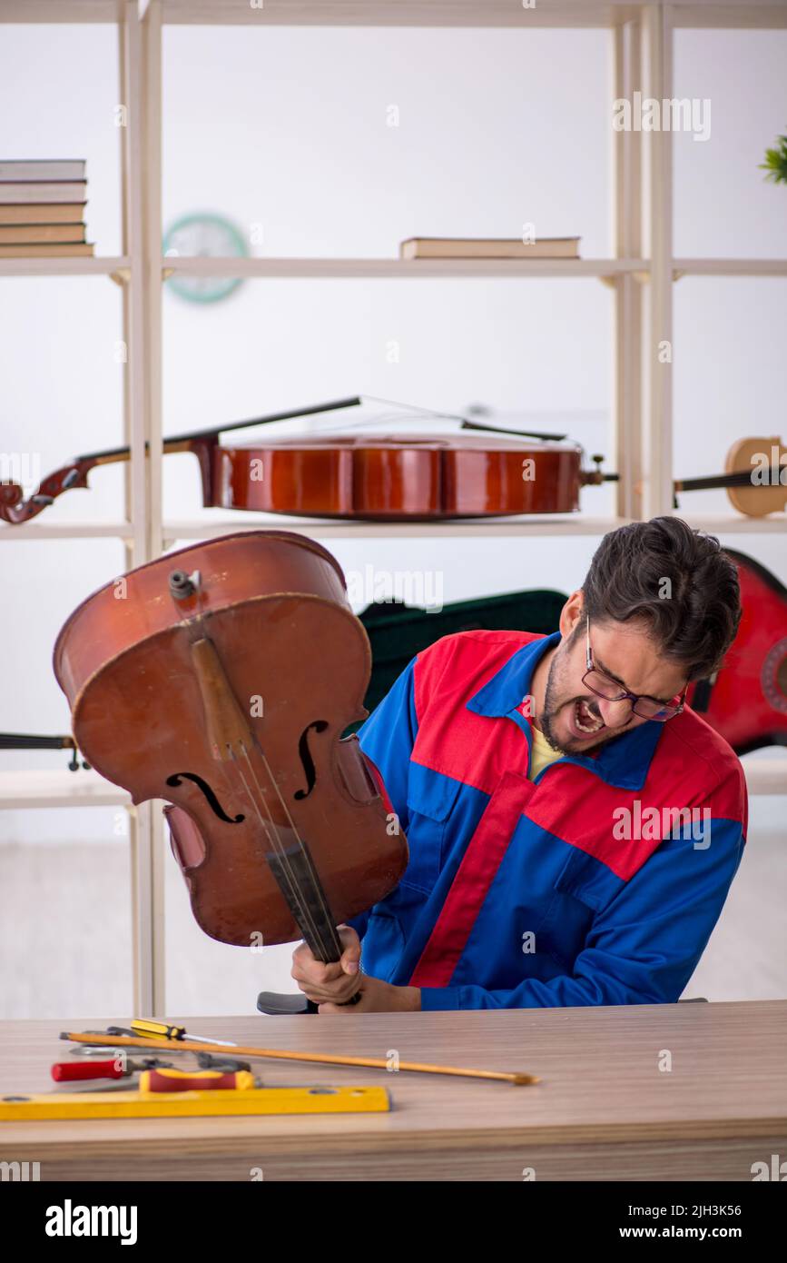 Destroying instruments hi-res stock photography and images - Alamy