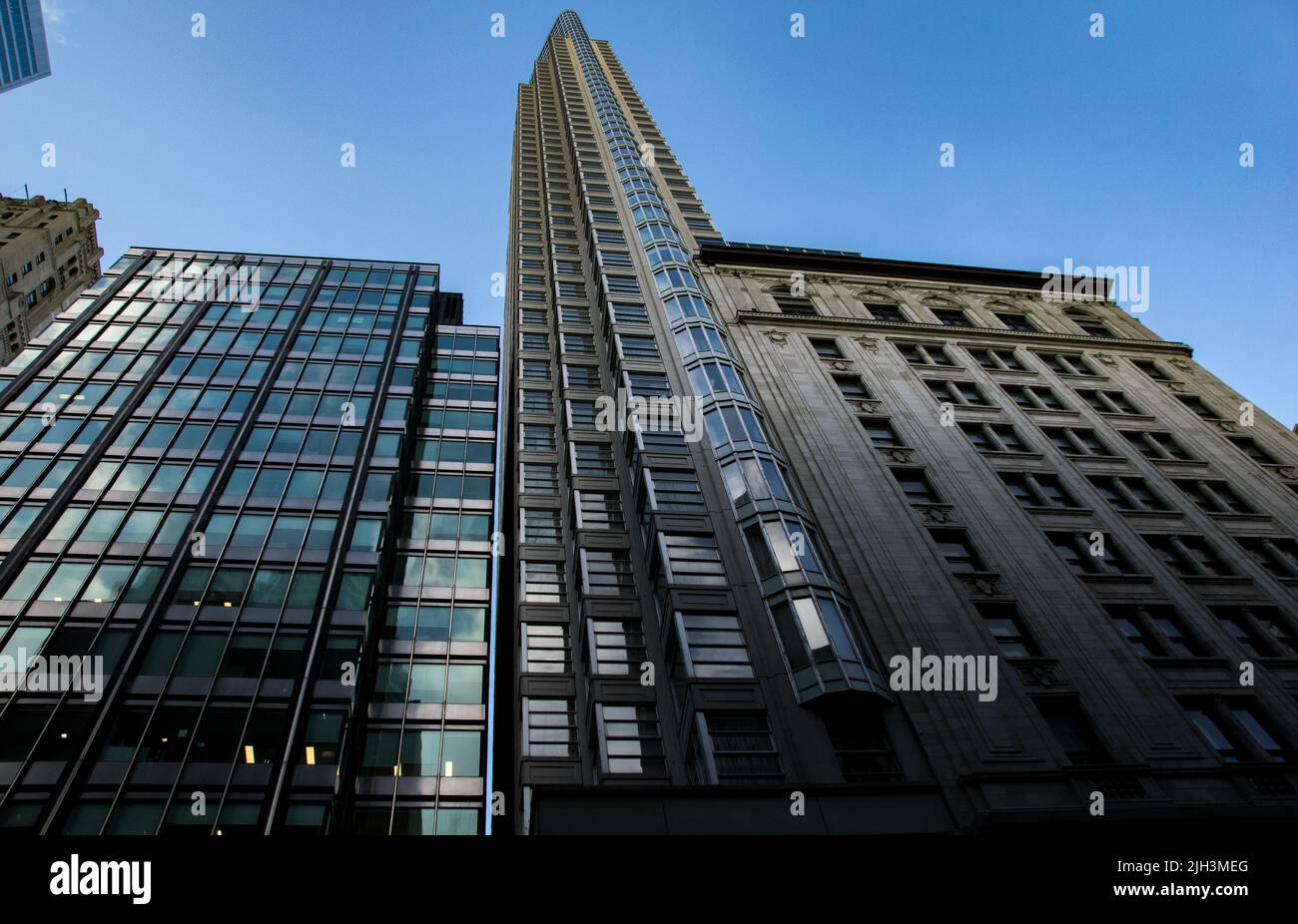 Large buildings in the Finnancial district, Toronto, Canada Stock Photo ...