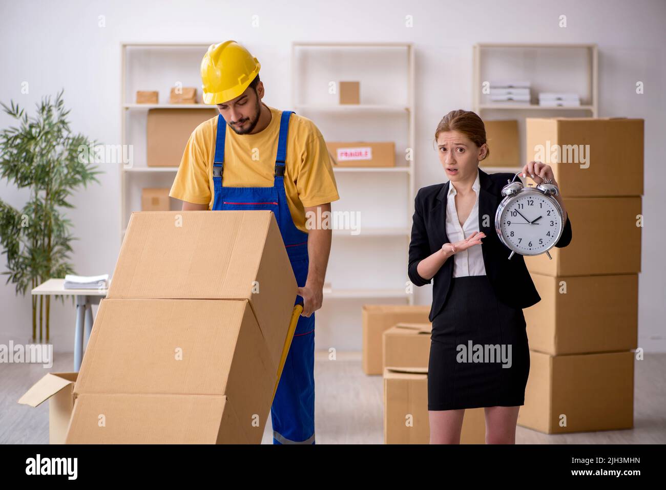 Clock movement concept woman hi-res stock photography and images - Alamy