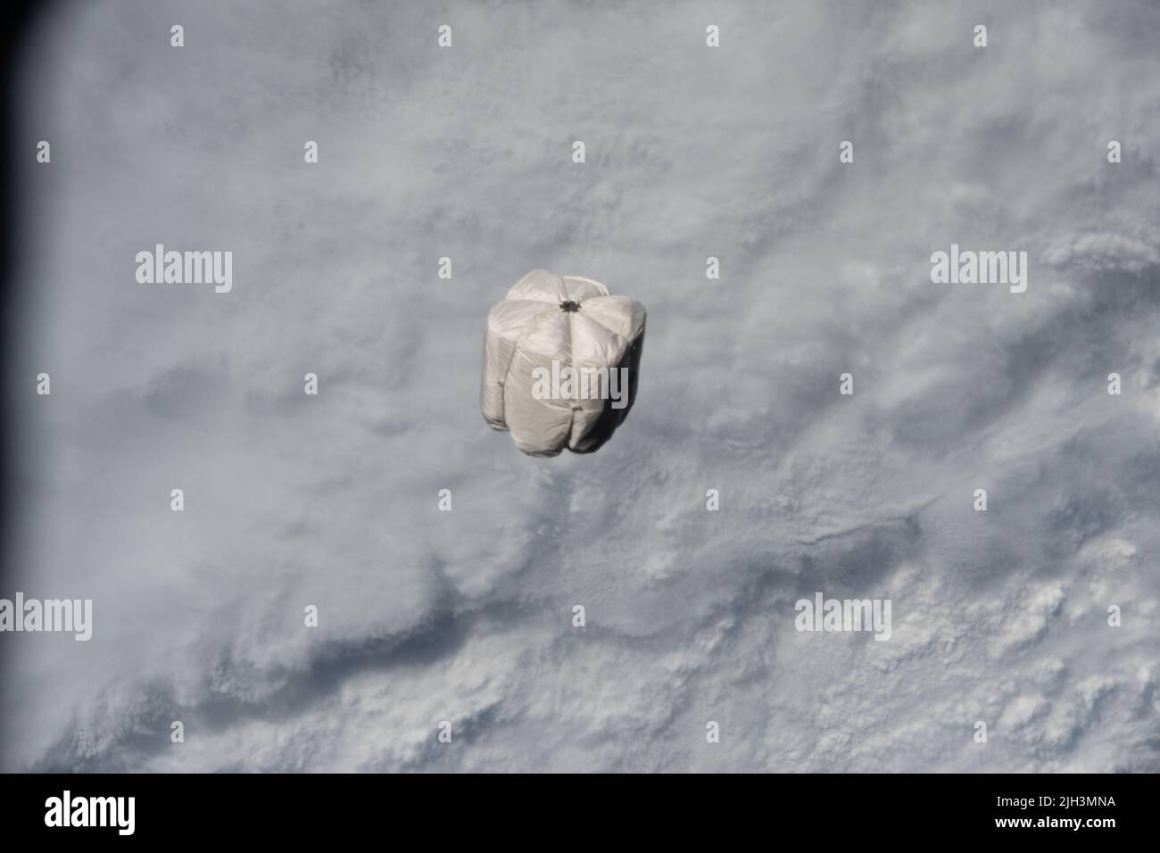 Earth Atmosphere. 3rd July, 2022. A trash container is pictured on a ...