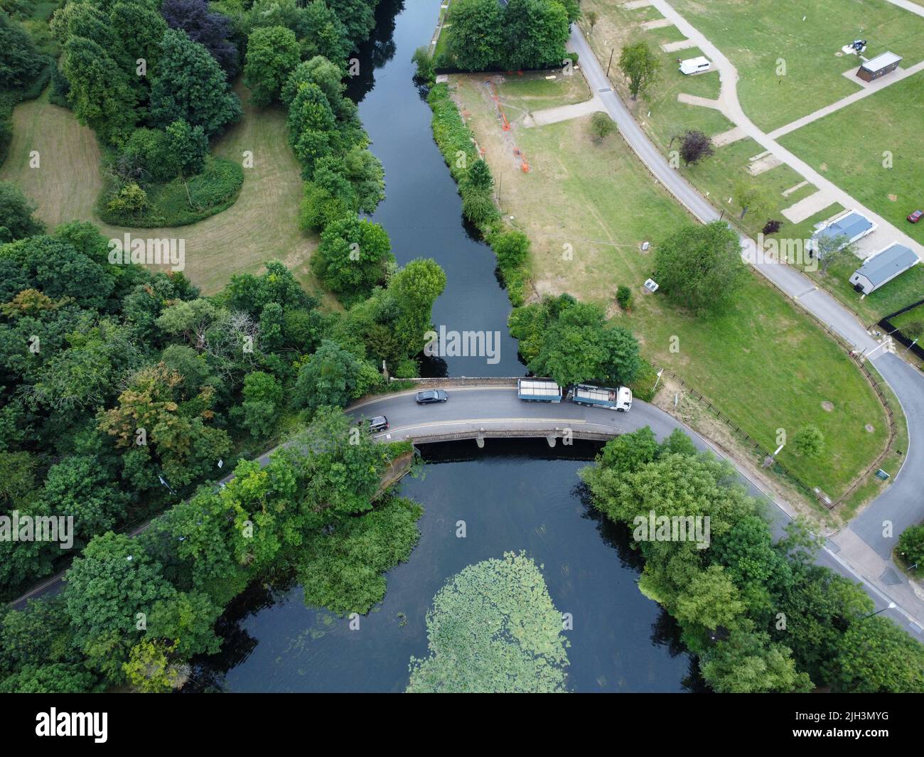 Beautiful drone view bridge on hi-res stock photography and images - Alamy