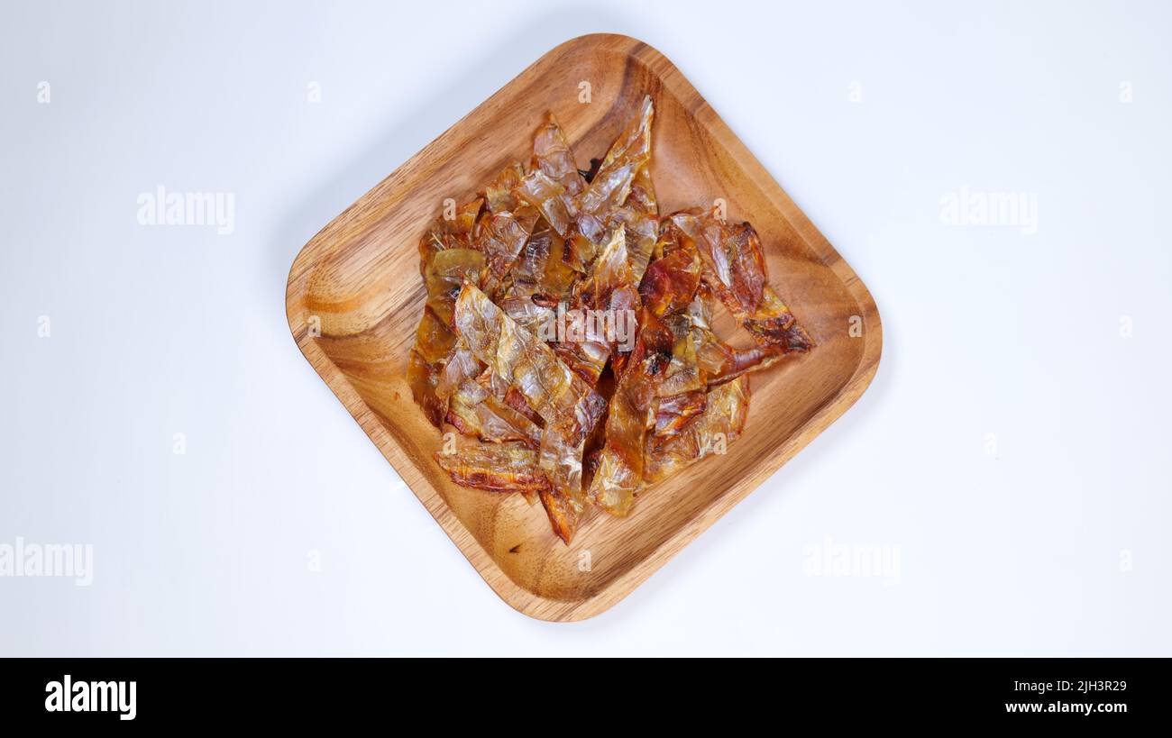This food is Korean dried filefish fillet Stock Photo - Alamy
