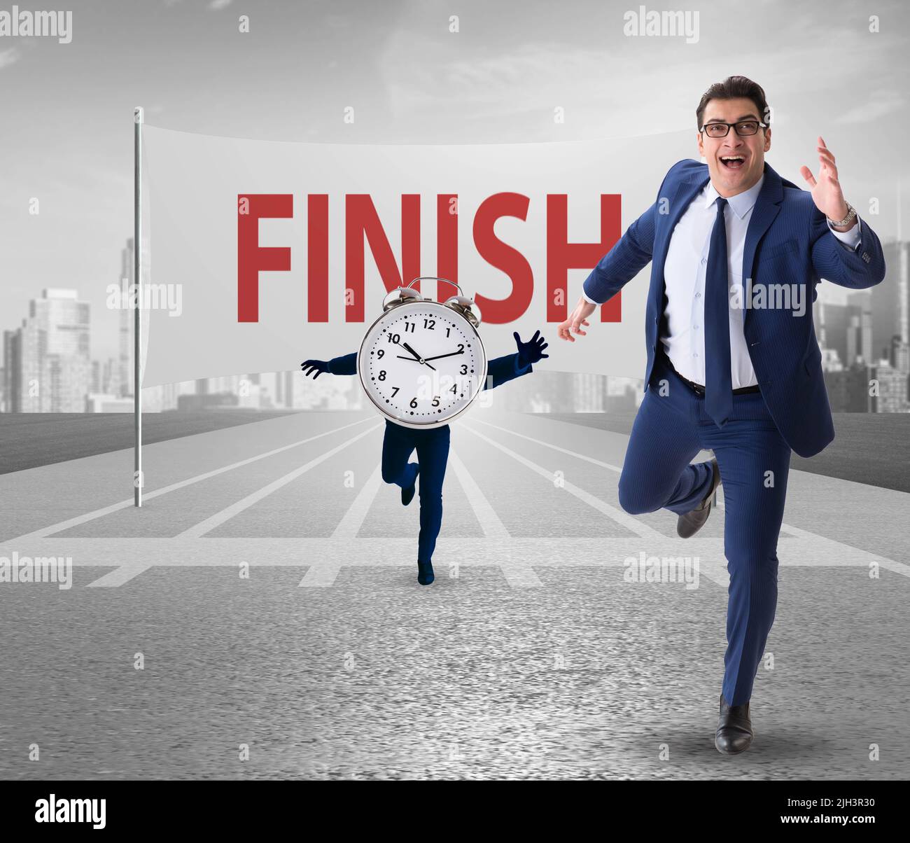 Time delay runner hi-res stock photography and images - Alamy