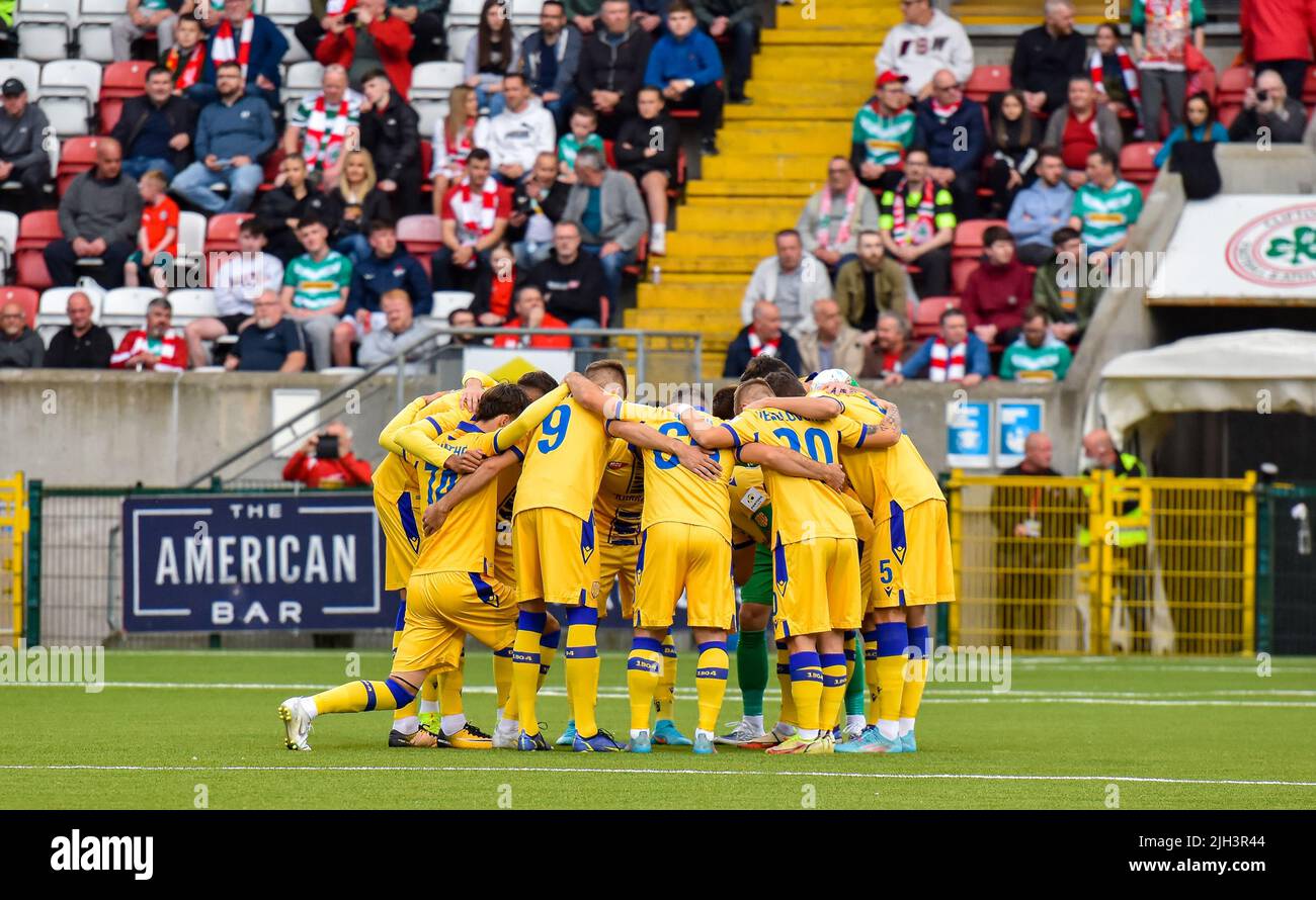 Cliftonville Vs DAC 1904 - UEFA Europa Conference League Stock Photo ...