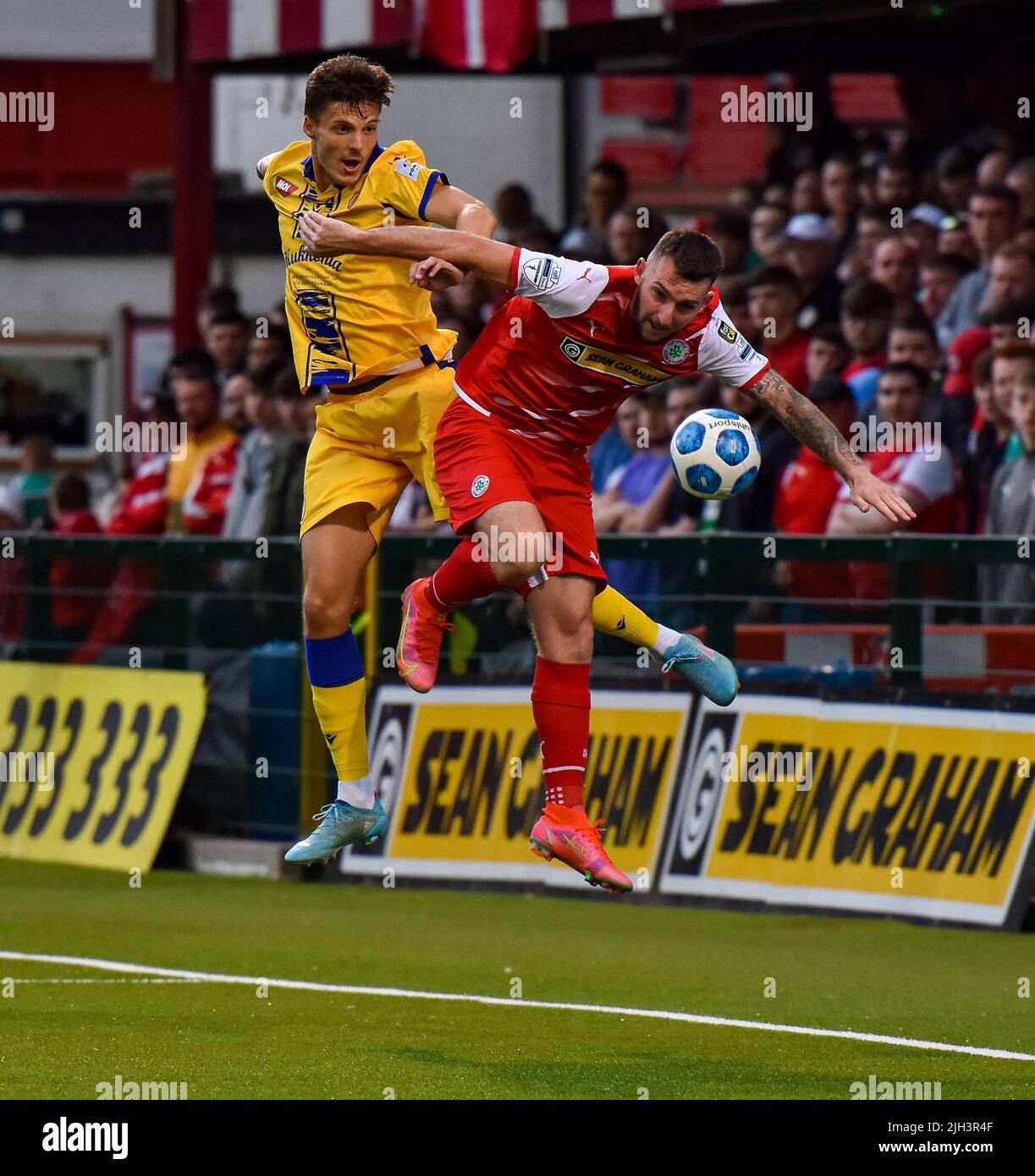 Cliftonville Vs DAC 1904 - UEFA Europa Conference League Stock Photo ...