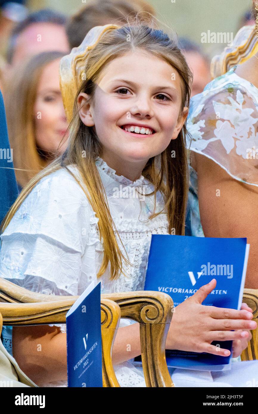 Oland, Sweden. 14th July, 2022. Princess Estelle during the festivities ...