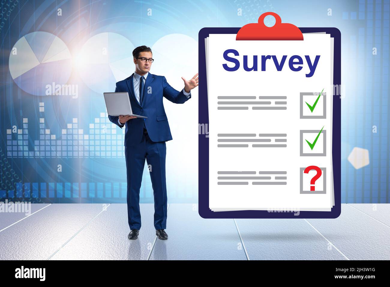 Survey questionnaire with the tick boxes Stock Photo - Alamy