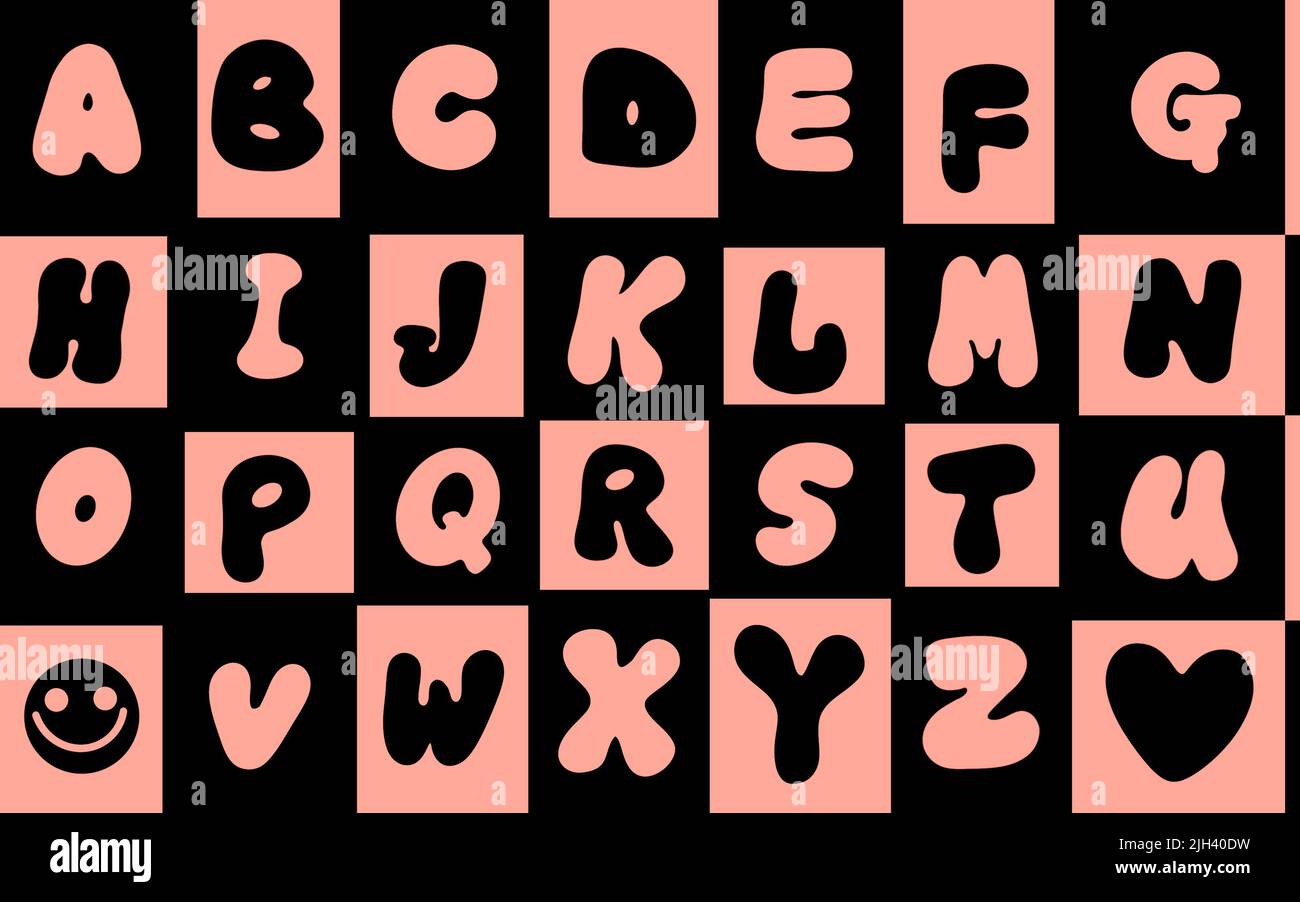 School English alphabet pattern for kids and fabrics and wrapping paper ...