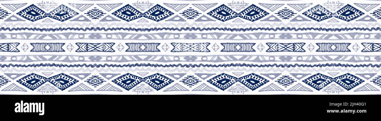 Seamless peruvian pattern. Hand drawn aztec illustration Stock Photo ...