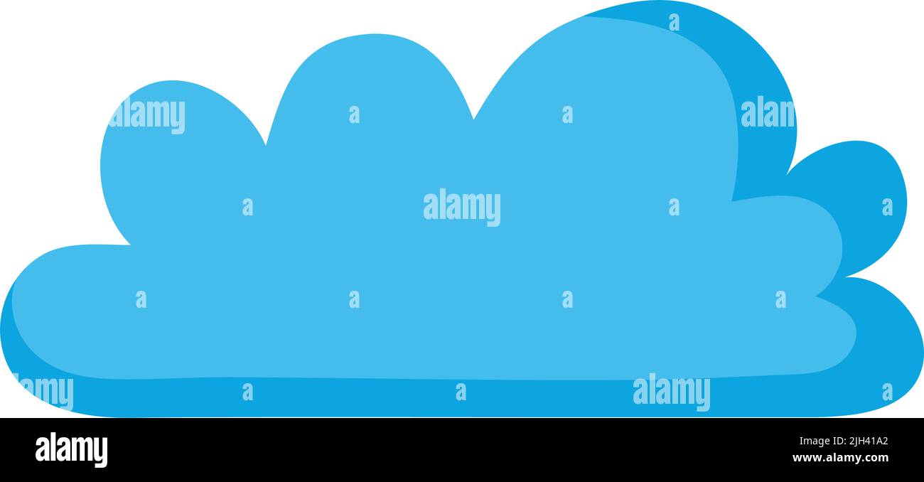 blue sky cloud floating icon Stock Vector Image & Art - Alamy