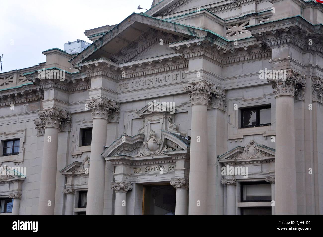 The Savings Bank of Utica was built in 1900 on 233 Genesee Street in ...