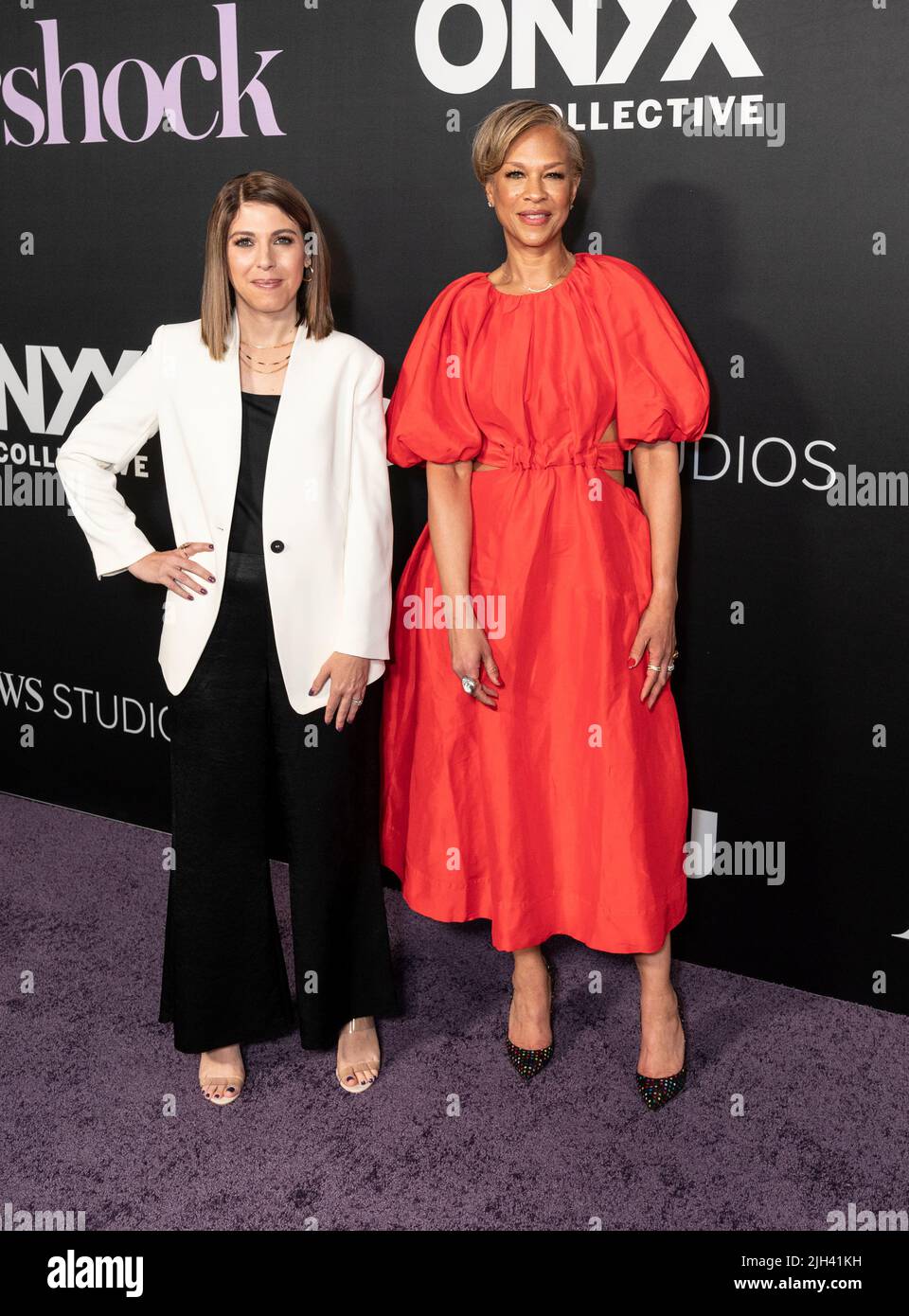 New York, NY - July 14, 2022: Paula Eiselt and Tonya Lewis Lee attend ...