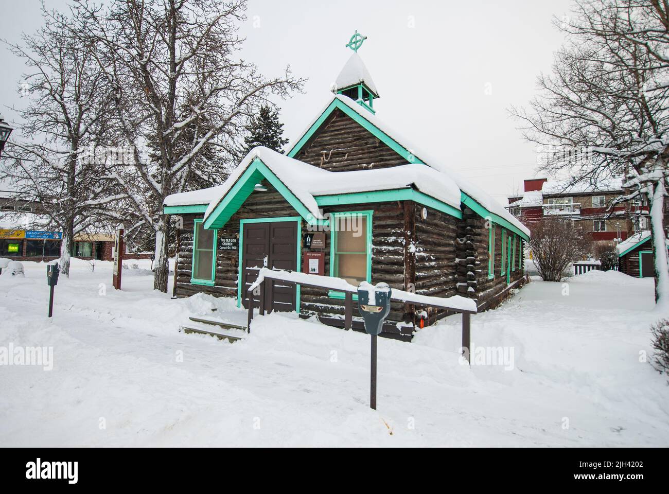 Old Log Church Museum, Whitehorse, Yukon, Canada Stock Photo - Alamy