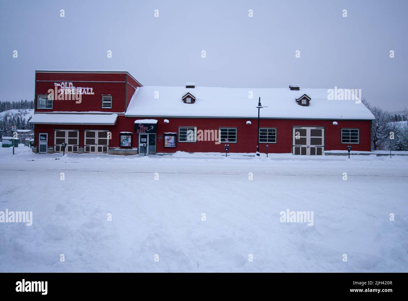Old fire hall in Whitehorse, Yukon, Canada Stock Photo - Alamy