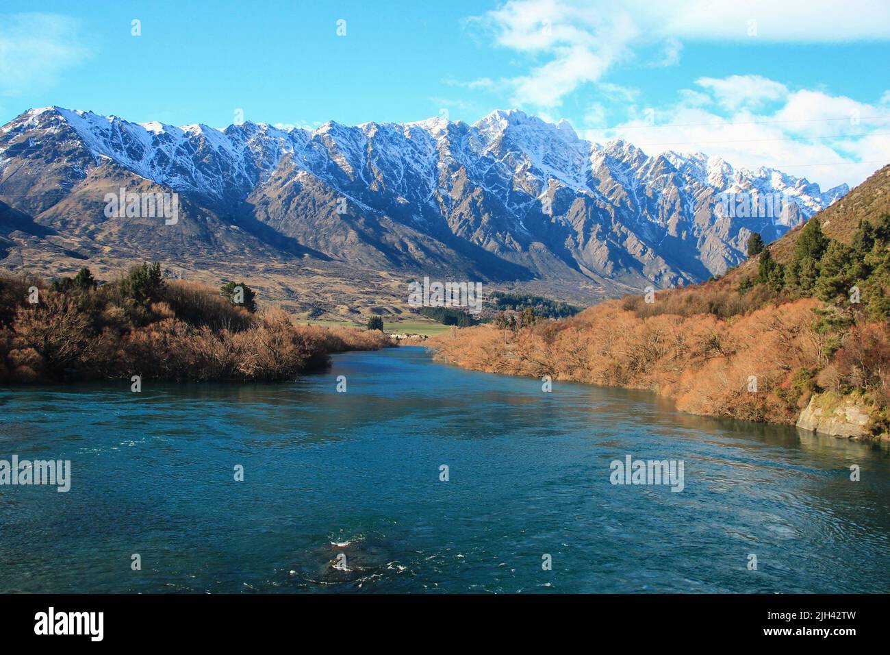 Amazing landscape Around Wanaka in New Zealand Stock Photo - Alamy