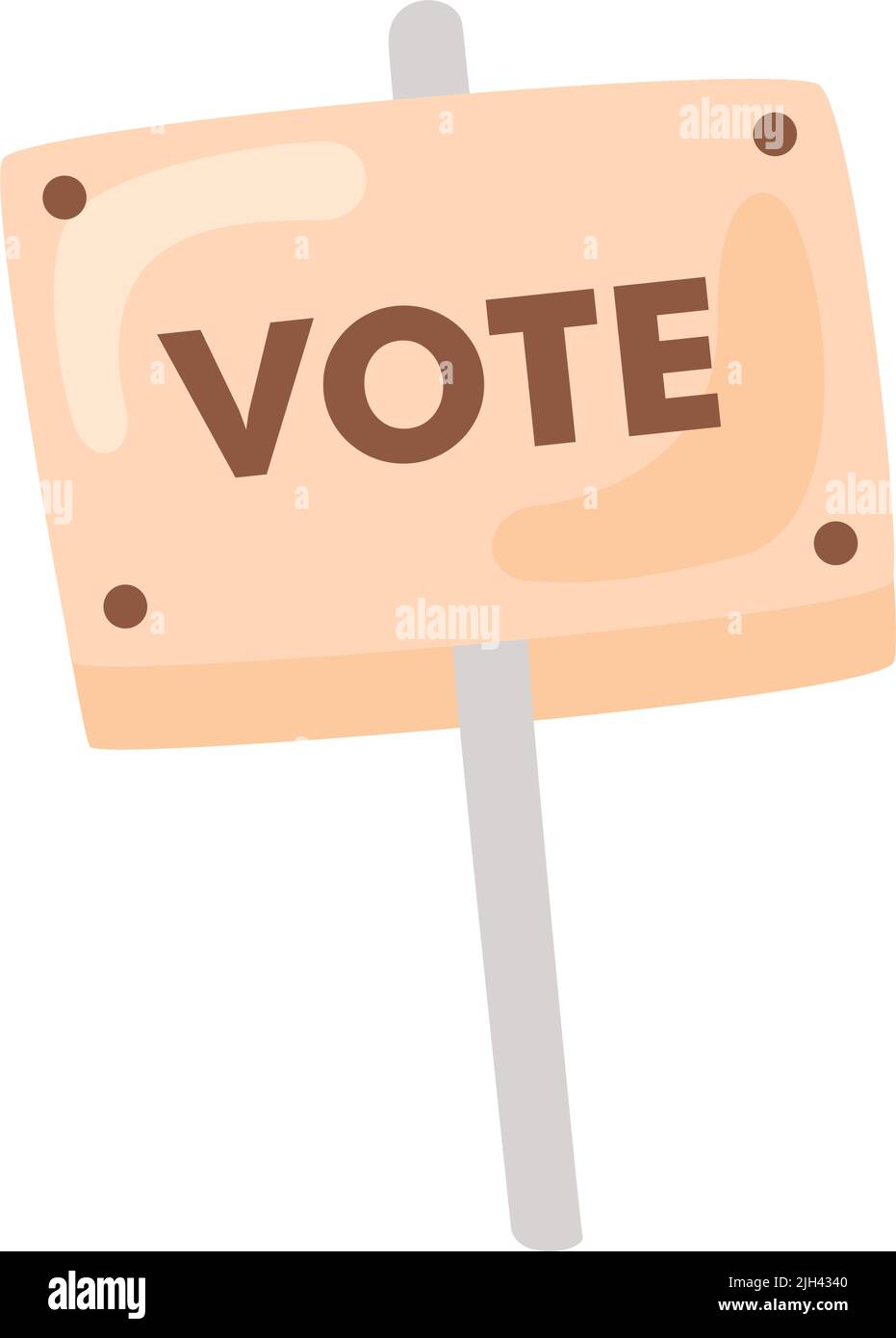 banner with vote word icon Stock Vector Image & Art - Alamy