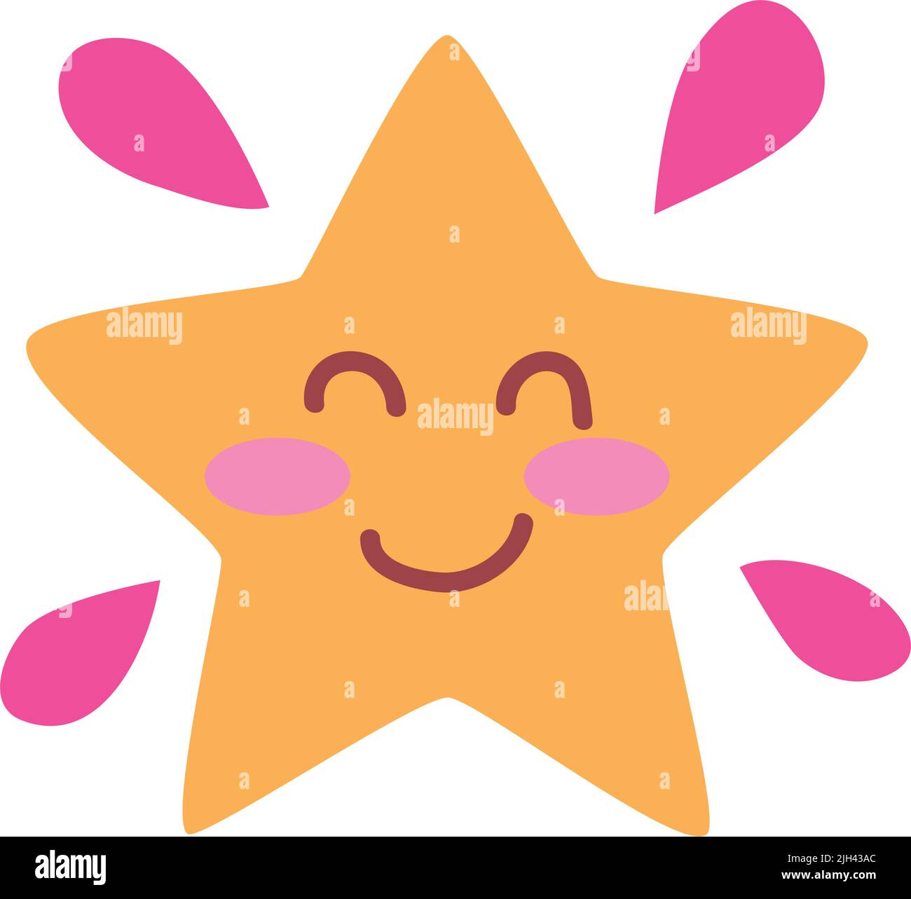 cute star kawaii comic character Stock Vector Image & Art - Alamy