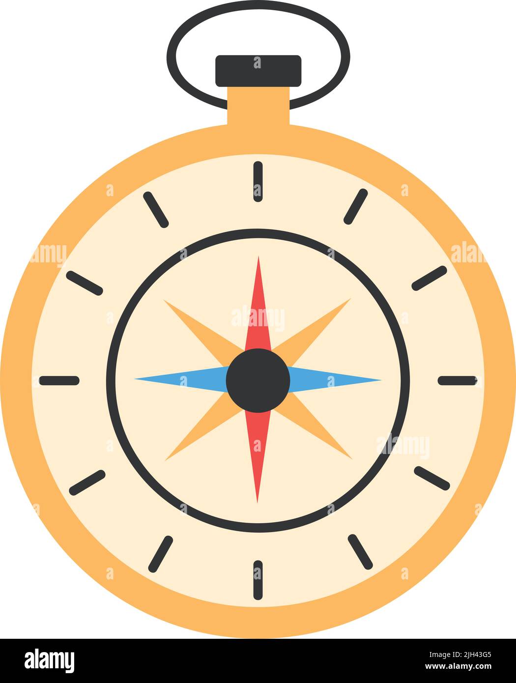 compass guide device isolated icon Stock Vector Image & Art - Alamy