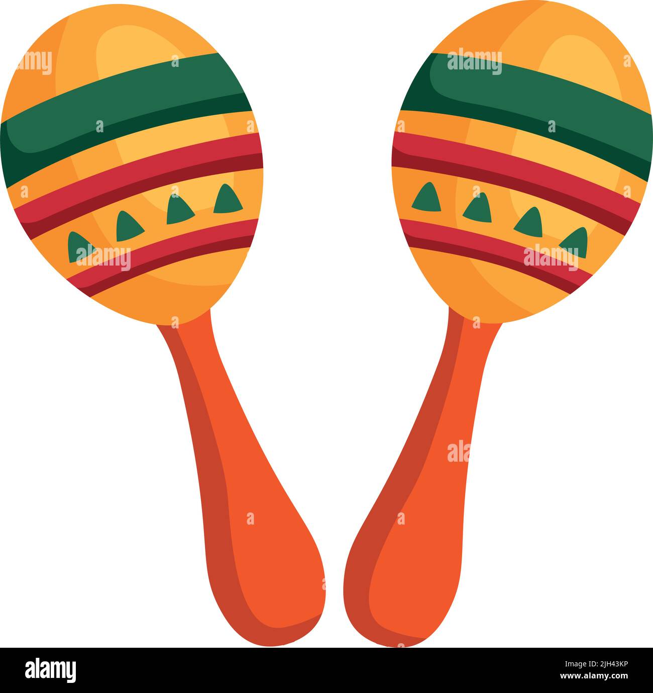 mexican maracas instruments musical icons Stock Vector Image & Art - Alamy