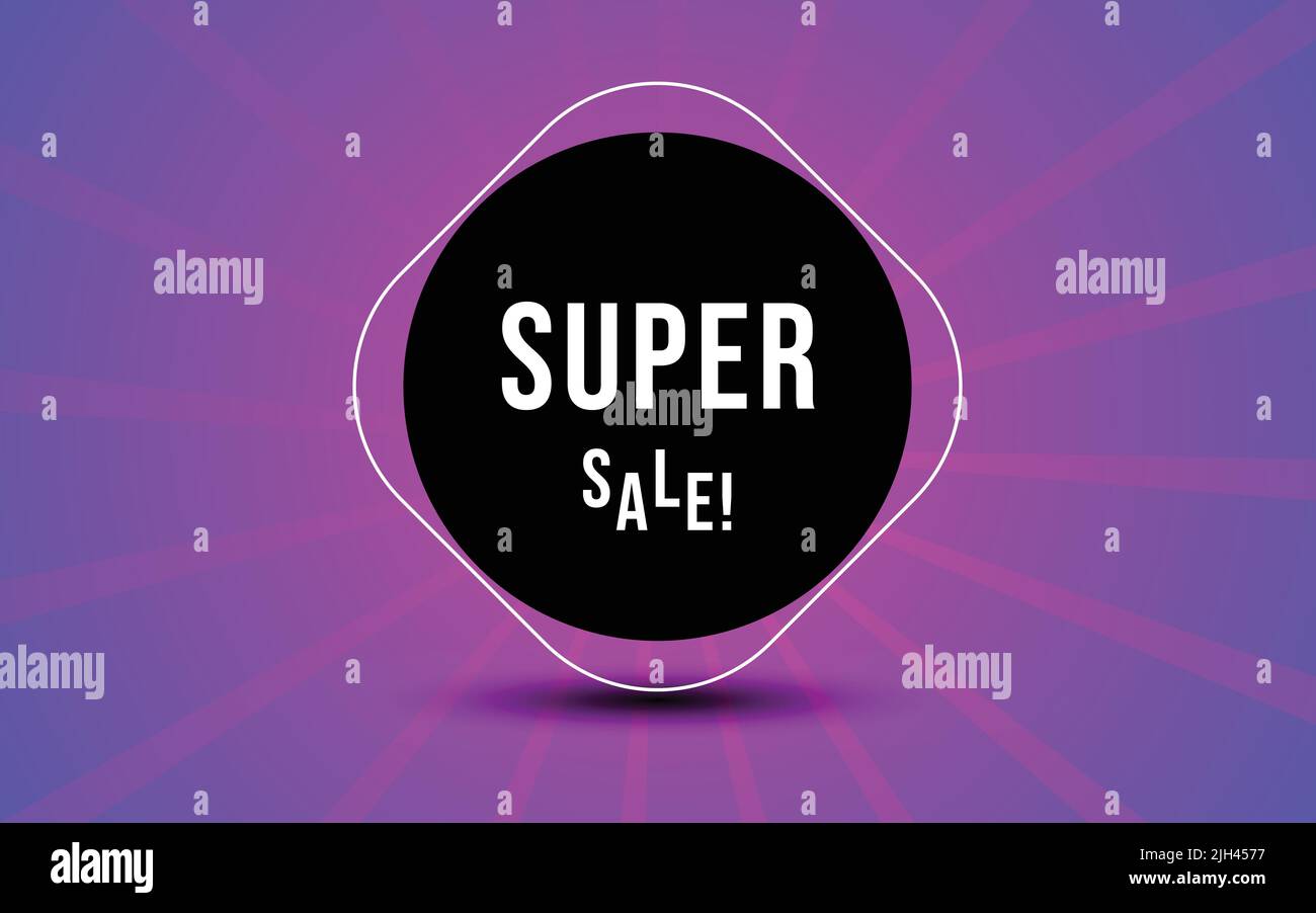 Super Sale Tag for Promotions and Offers Stock Vector Image & Art - Alamy
