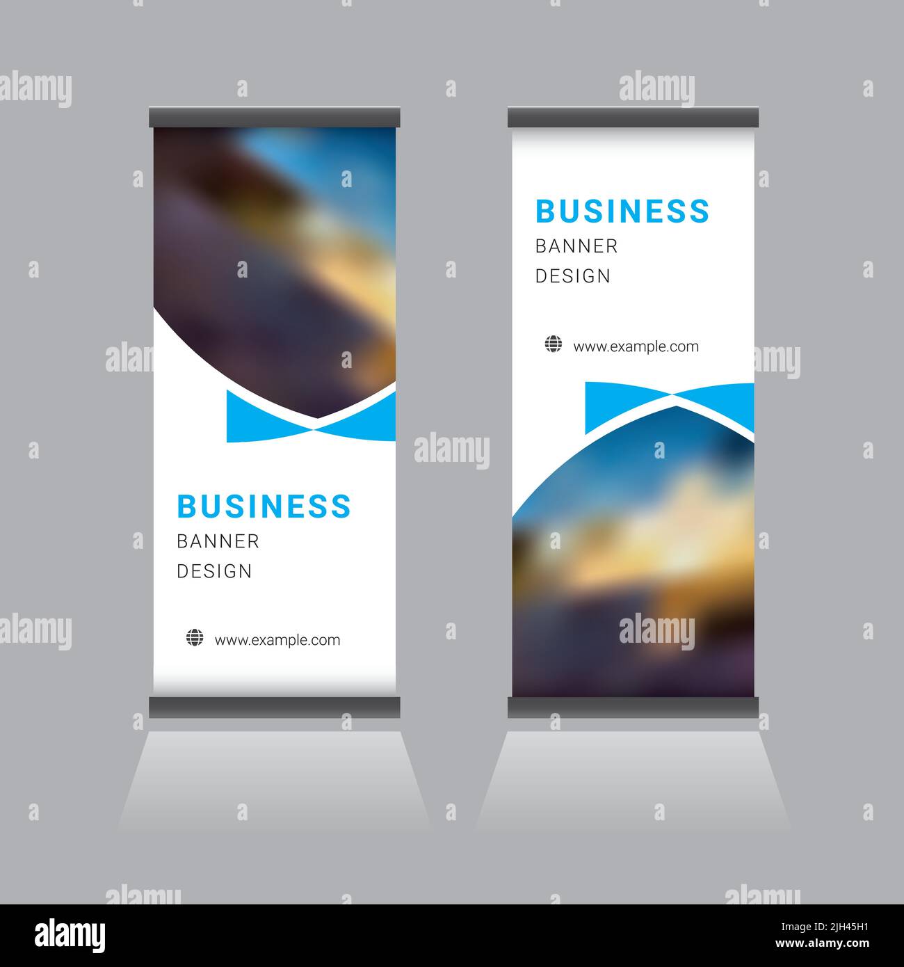 Roll Up Banner Design Template Stock Vector Image & Art - Alamy