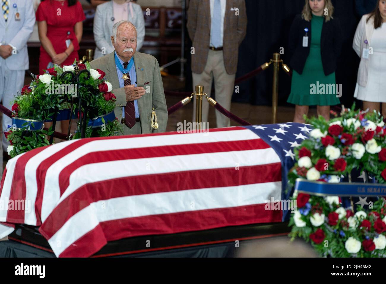 Washington DC, USA. 14th July, 2022. Medal of Honor recipient Col ...