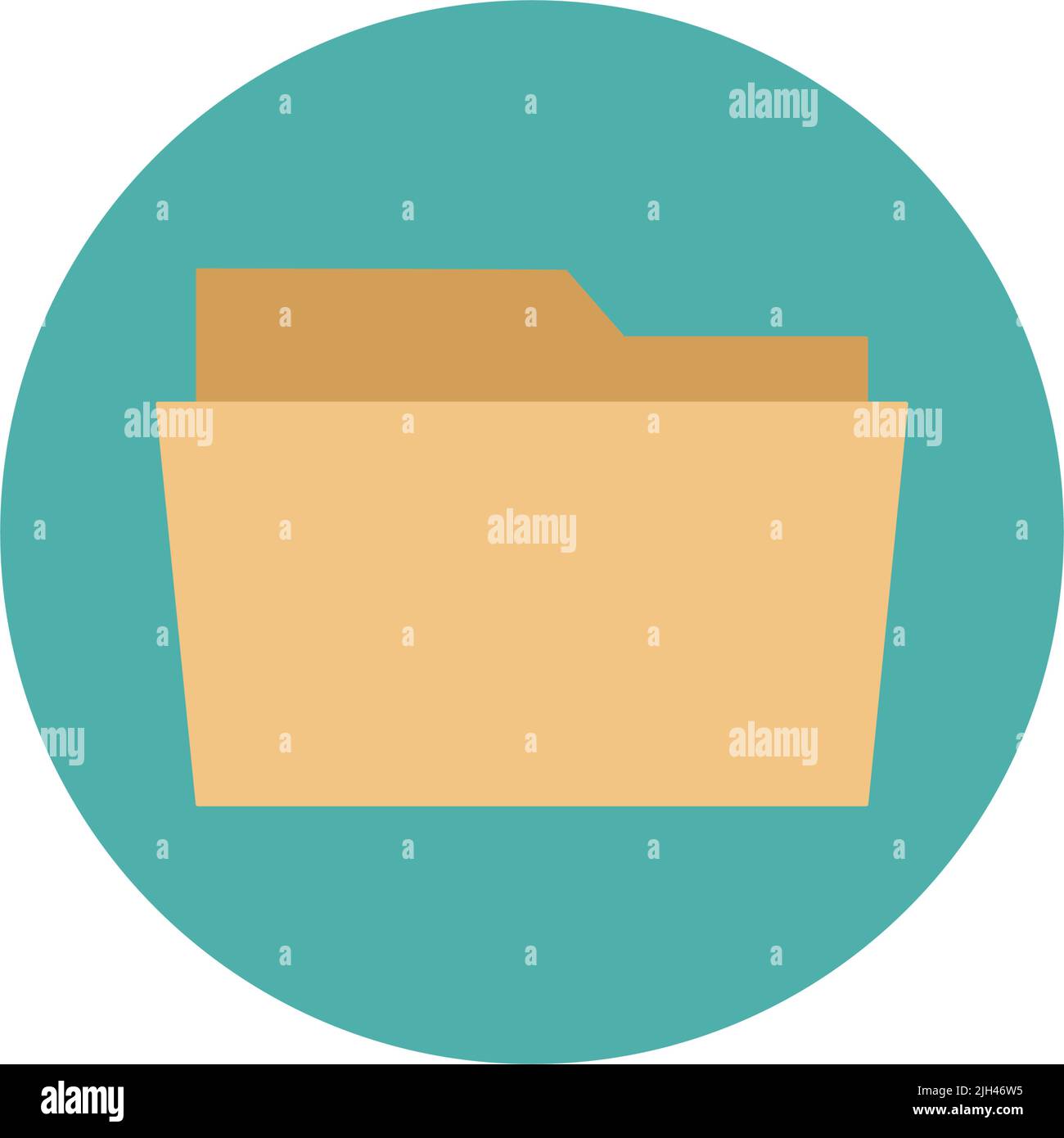 Round modern folder icon. Editable vector Stock Vector Image & Art - Alamy