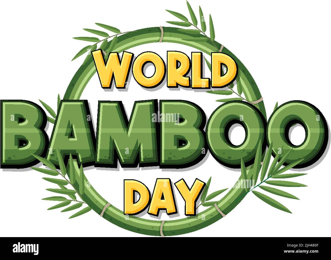 World Bamboo Day September 18 Banner Design illustration Stock Vector ...