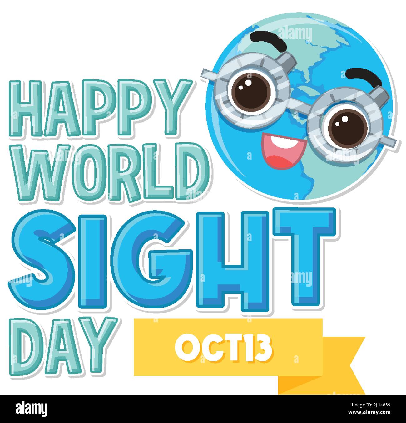 World Sight Day Poster Template illustration Stock Vector Image & Art ...