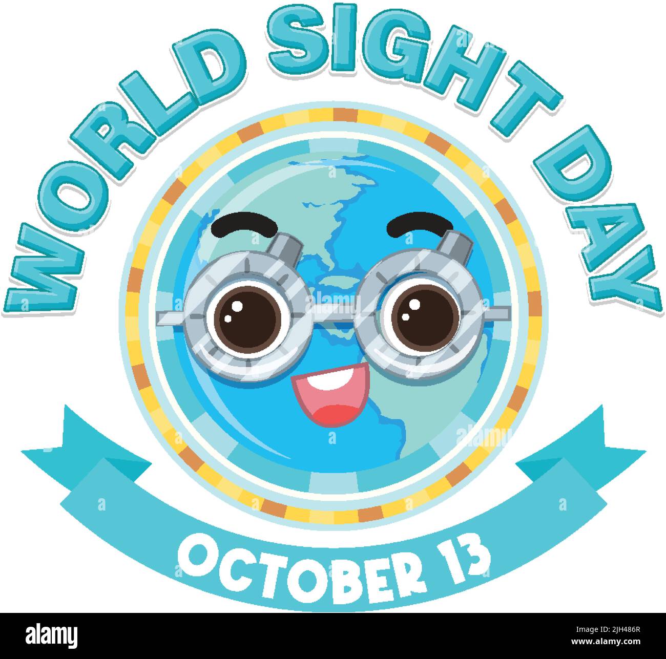 World Sight Day Poster Template illustration Stock Vector Image & Art ...