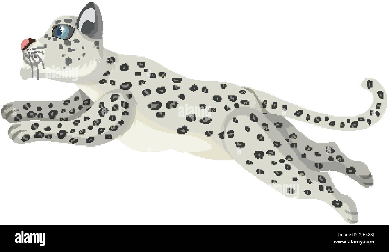 Snow Leopard Cartoon