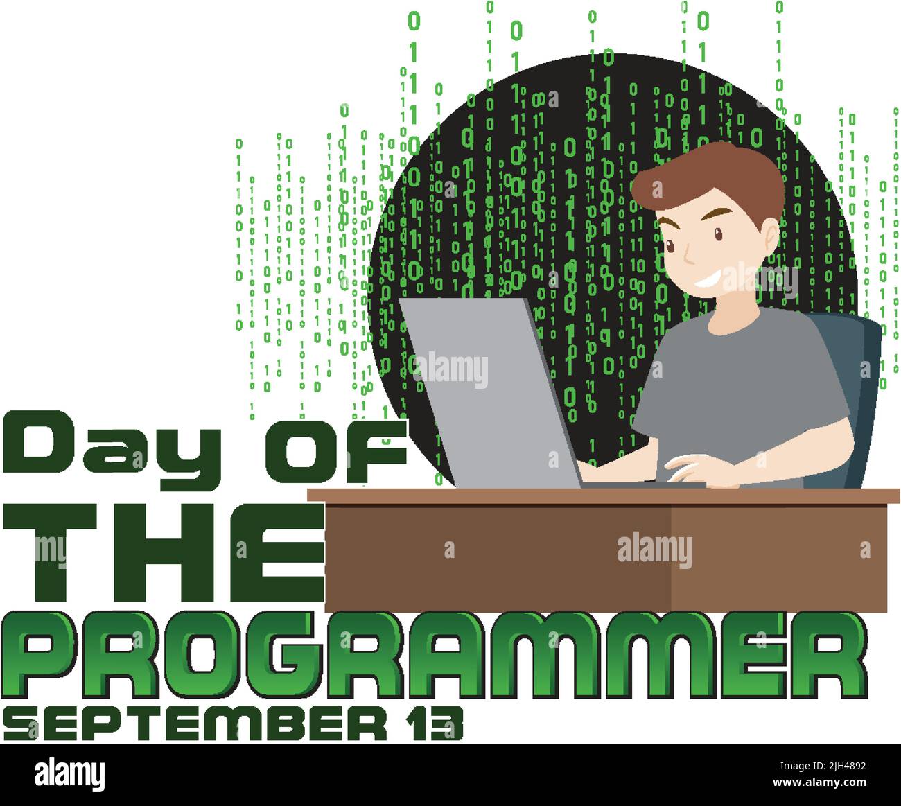 Cartoon programmers vector vectors hi-res stock photography and images ...