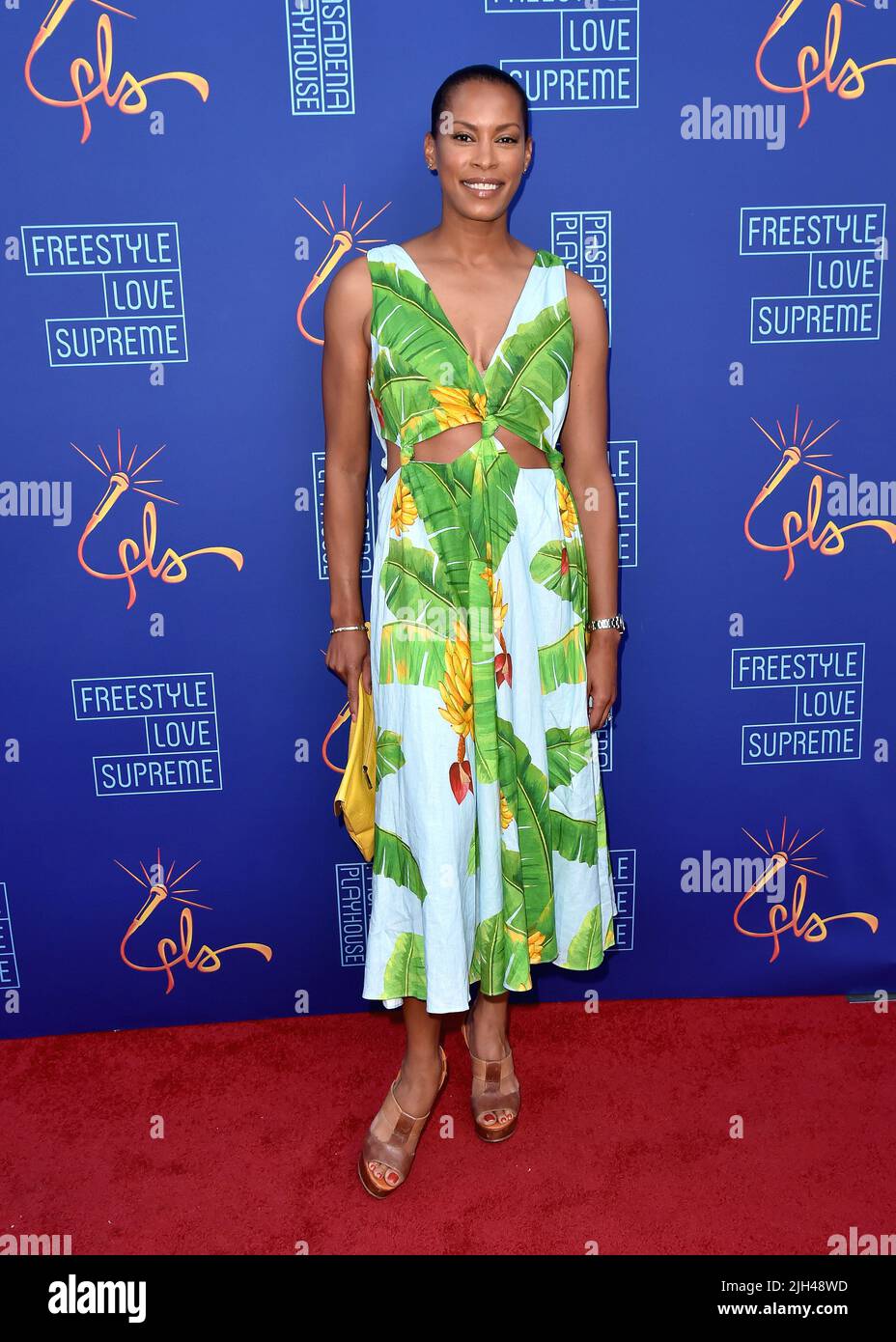 Kearran Giovanni walking on the red carpet at the opening night red ...