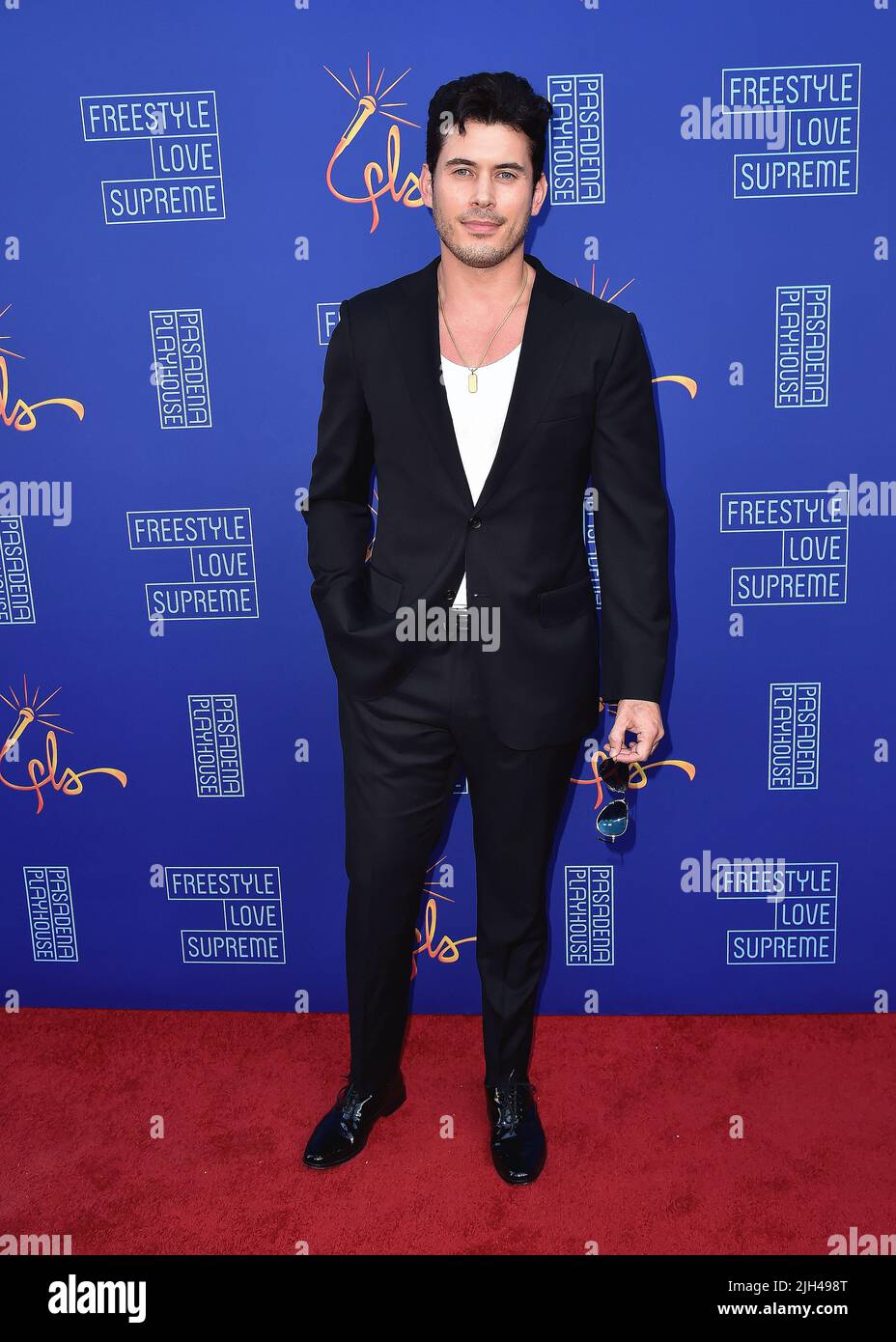 James Pulido walking on the red carpet at the opening night red carpet ...
