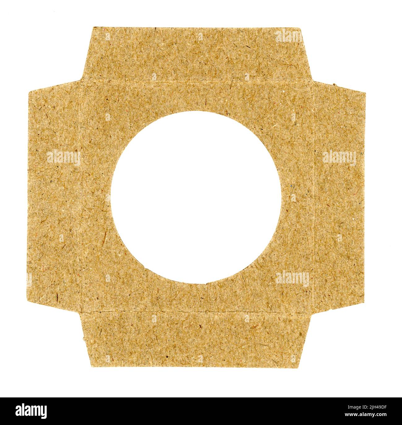brown cardboard texture with hole useful as a background Stock Photo ...