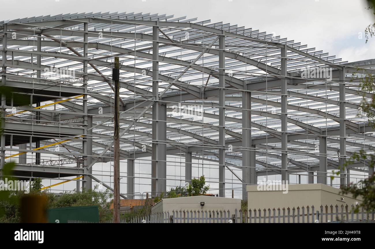 Tunstall , Stoke on Trent united kingdom May 27 2022 Construction site ...