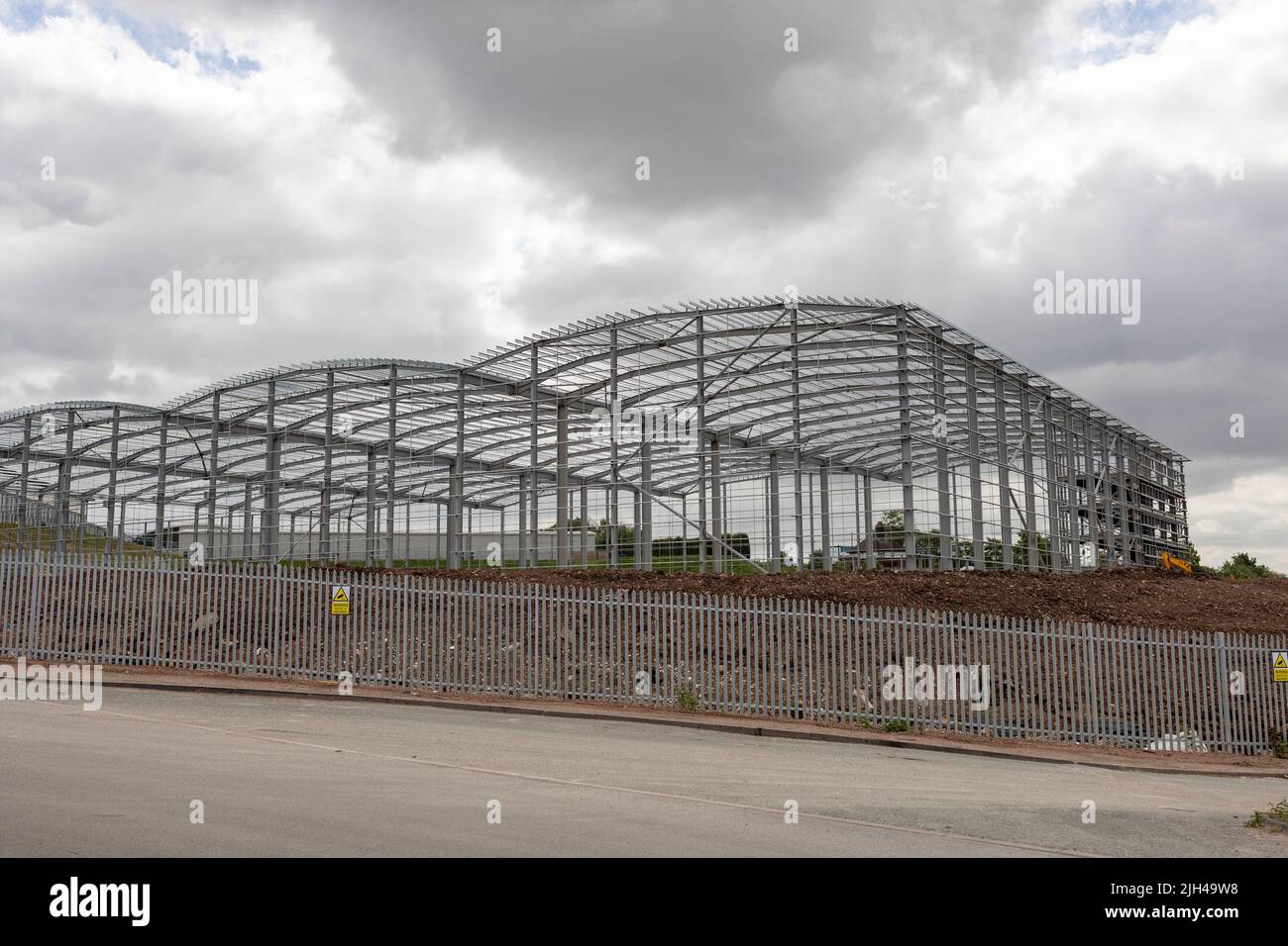 Tunstall , Stoke on Trent united kingdom May 27 2022 Construction site ...