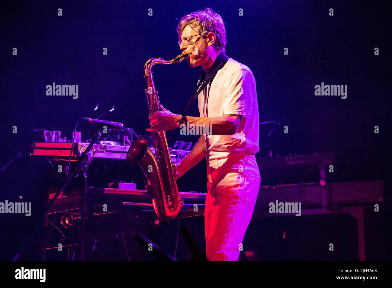 Milan Italy. 14 July 2022. The American musician ROBERT STILLMAN ...