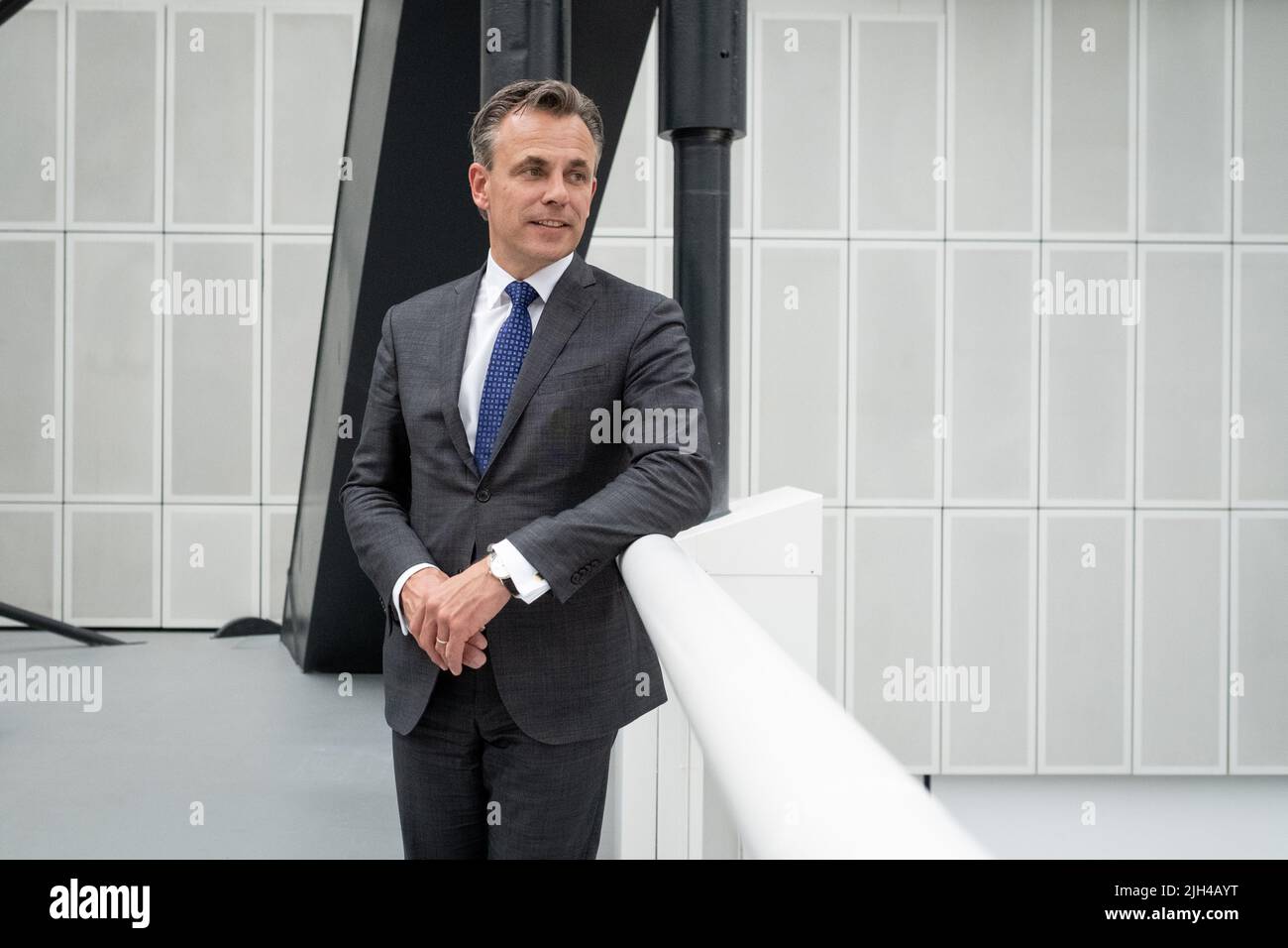 Netherlands, The Hague, 2022-07-08. Portrait of Mark Harbers, Minister ...