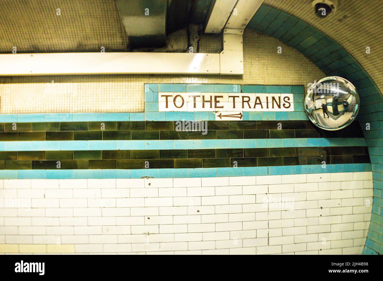 A view from the London Underground tube system. Millions of travelers ...